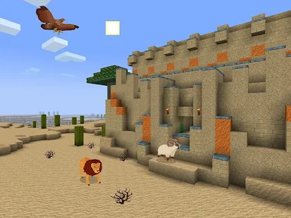 Baixar e jogar RealmCraft: Free Block Craft with Minecraft Skins no PC ...