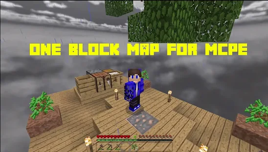 Download & Play mod one block raft survival mcpe earthcraft for Free on ...