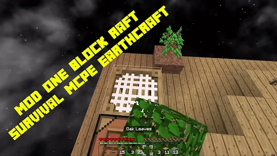 Download and Play mod one block raft survival mcpe earthcraft on PC ...