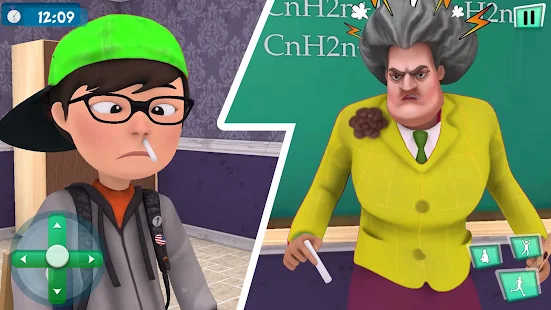Download & Play Scary Evil School Horror Teacher 3D: Bad Neighbor for ...